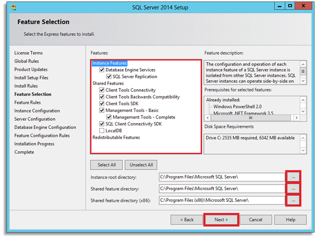 3601 Installing Microsoft SQL Server Express