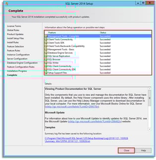 3601 Installing Microsoft SQL Server Express