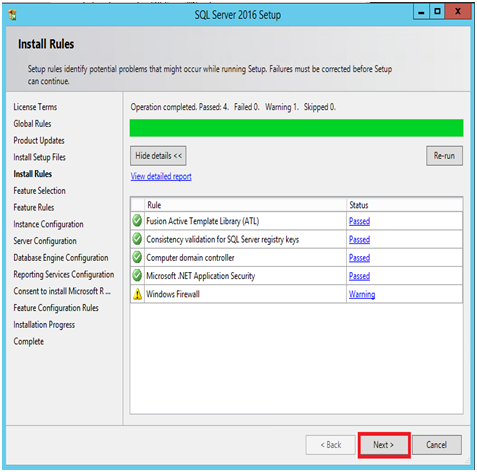 3601 Installing Microsoft SQL Server Express