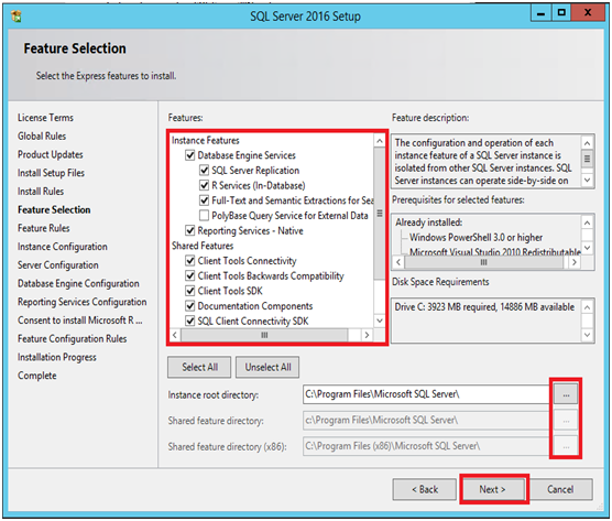 3601 Installing Microsoft SQL Server Express