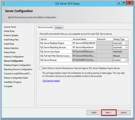 3601 Installing Microsoft SQL Server Express