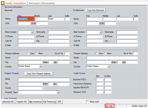 1131 Locating field IDs