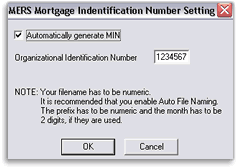 1137 Generating MERS MIN numbers in Point