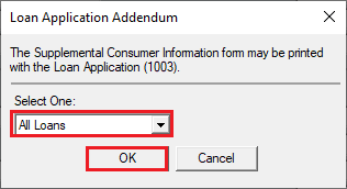 1142 Enabling the Supplemental Consumer Information Form (SCIF)