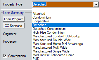 Code 118337 Subject Property Type Code is missing
