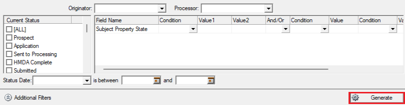 1416 Running Standard (MCR) NMLS Call Report
