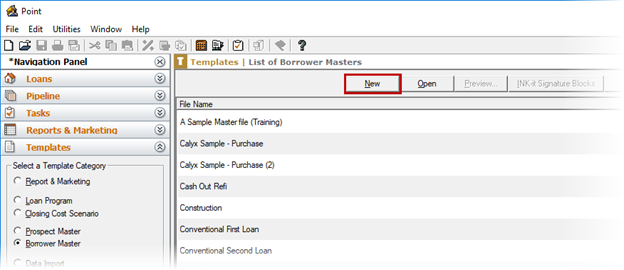 1501 Creating a master file template