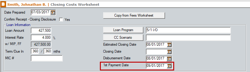 2308 Completing the Aggregate Adjustment on the Closing Disclosure