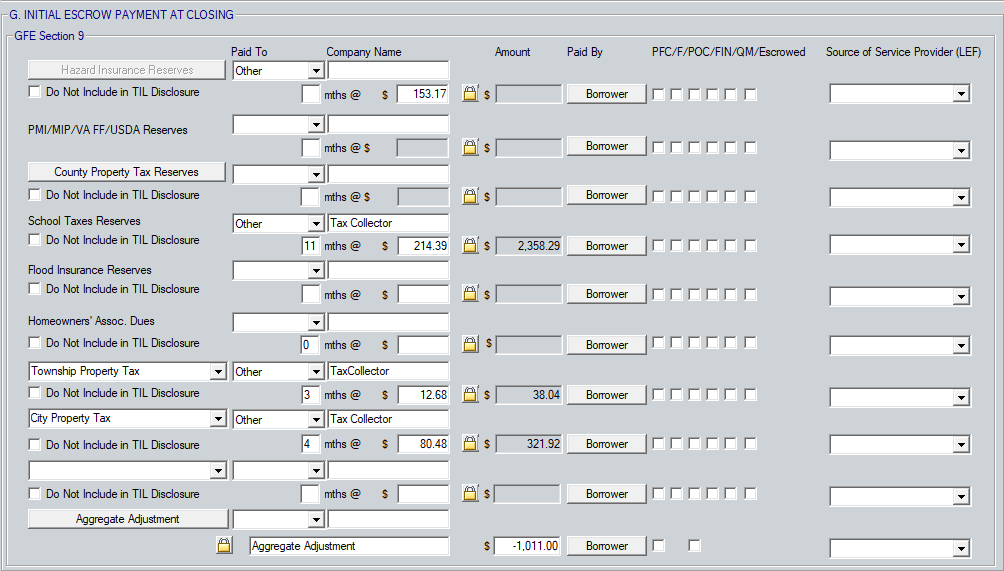 2310 Completing the Fees Worksheet