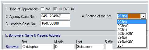 2403 Completing the FHA/VA Addendum to URLA - HUD form 92900-A