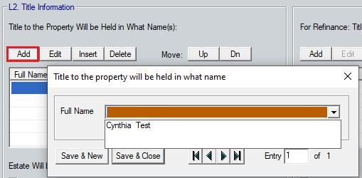 2521 Completing the Lender Loan Information screens