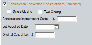 2521 Completing the Lender Loan Information screens