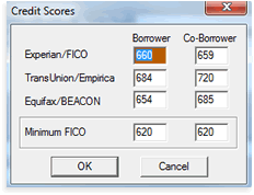 2604 Completing the Credit Score Disclosure