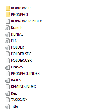 3906 Data Folder Structure