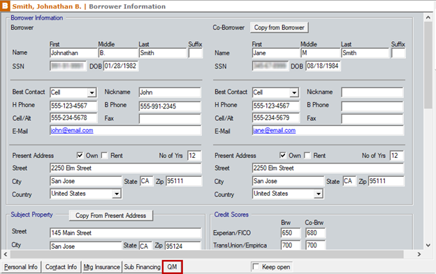 5000 Running final QM and populating the data in Point