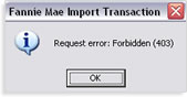 6457 Request Error: Forbidden (403) when submitting to Fannie Mae