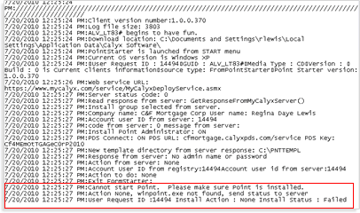 6618 MyCalyx Installation Proxy/Firewall Troubleshooting