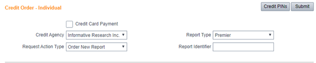 8102 Pulling Credit and Importing Liabilities