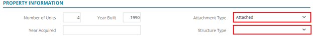 118337 Subject Property Type Code is missing