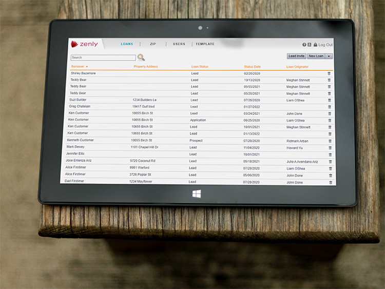 Zenly | Mortgage Brokers Cloud-based Loan Origination Software